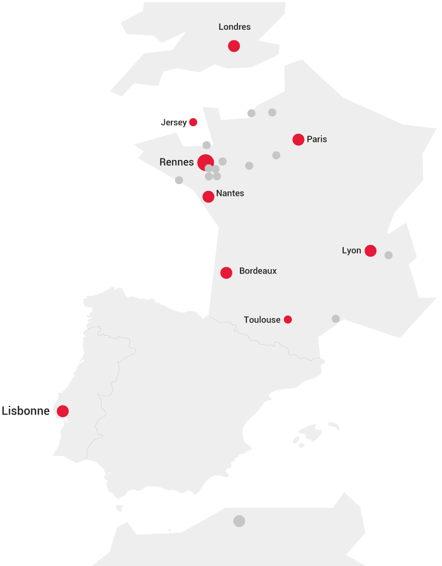 Implantations du Groupe Legendre | Groupe Legendre